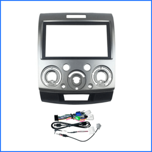 Car Stereo Upgrade for Ford Ranger 2006-2011 PJ, PK - Facia Silver ...