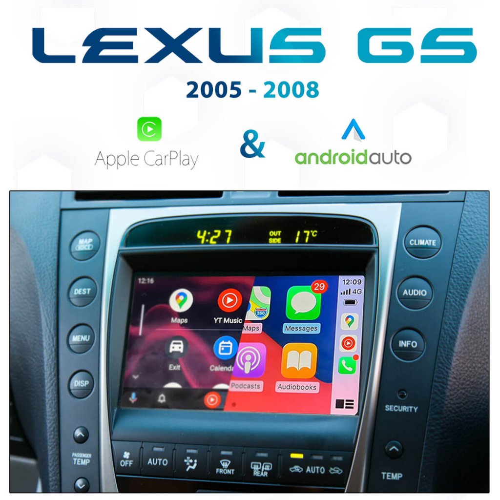 [2005-2008] Lexus GS - Apple CarPlay & Android Auto Integration - PPA ...