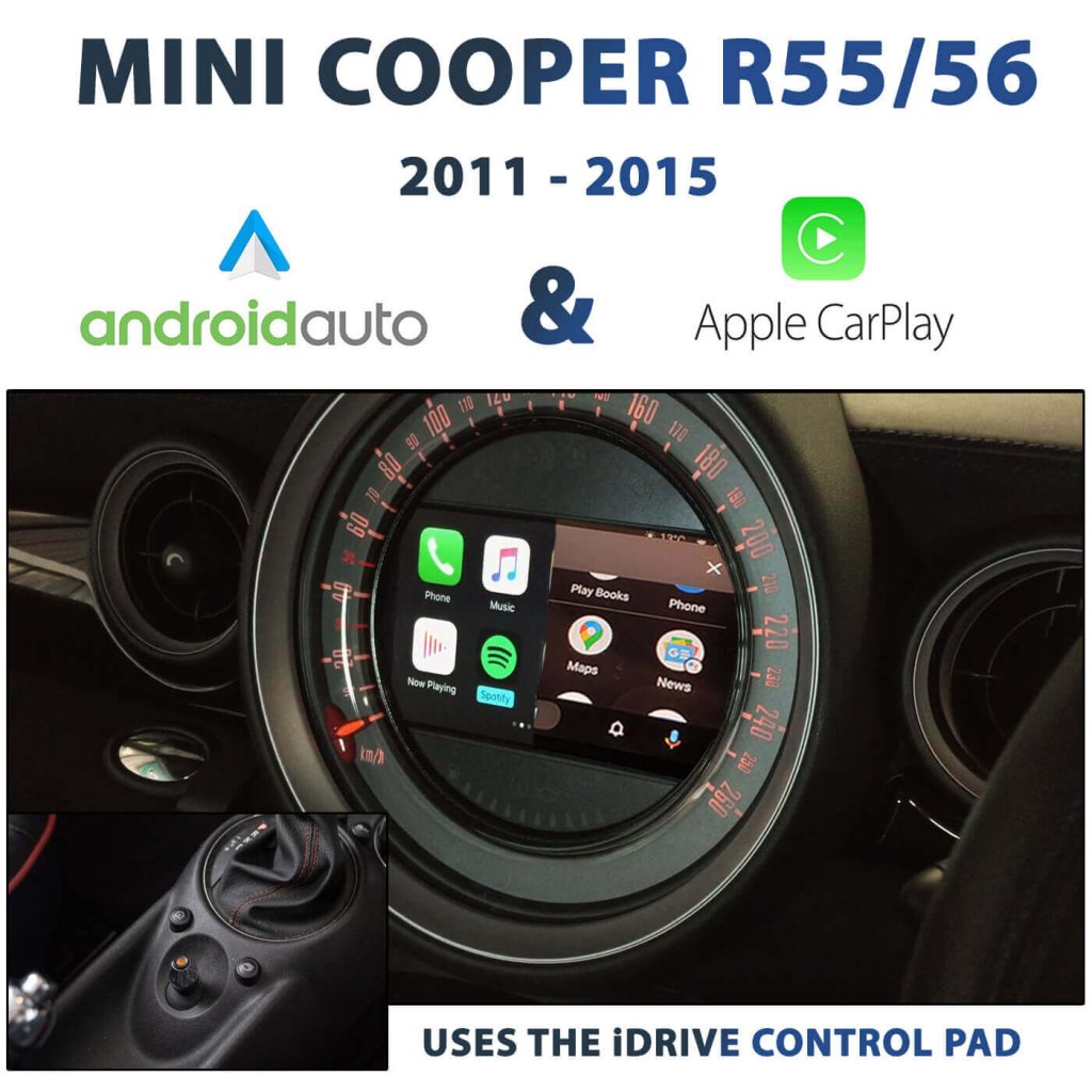 MINI Cooper R55/R56 Series (2011-2016) Apple CarPlay & Android Auto ...