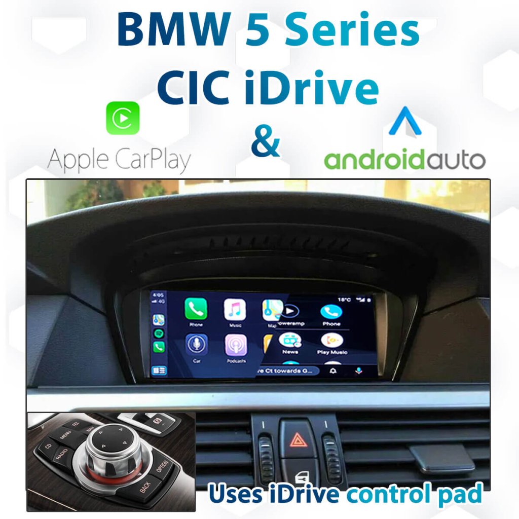 BMW E60 E61 5 Series LCI - CIC iDrive Apple CarPlay & Android Auto Integration - PPA Car Audio