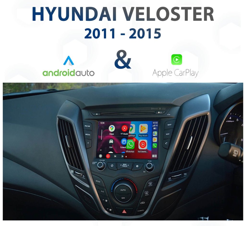Hyundai Veloster 2011-2015 - Apple CarPlay & Android Auto Integration ...