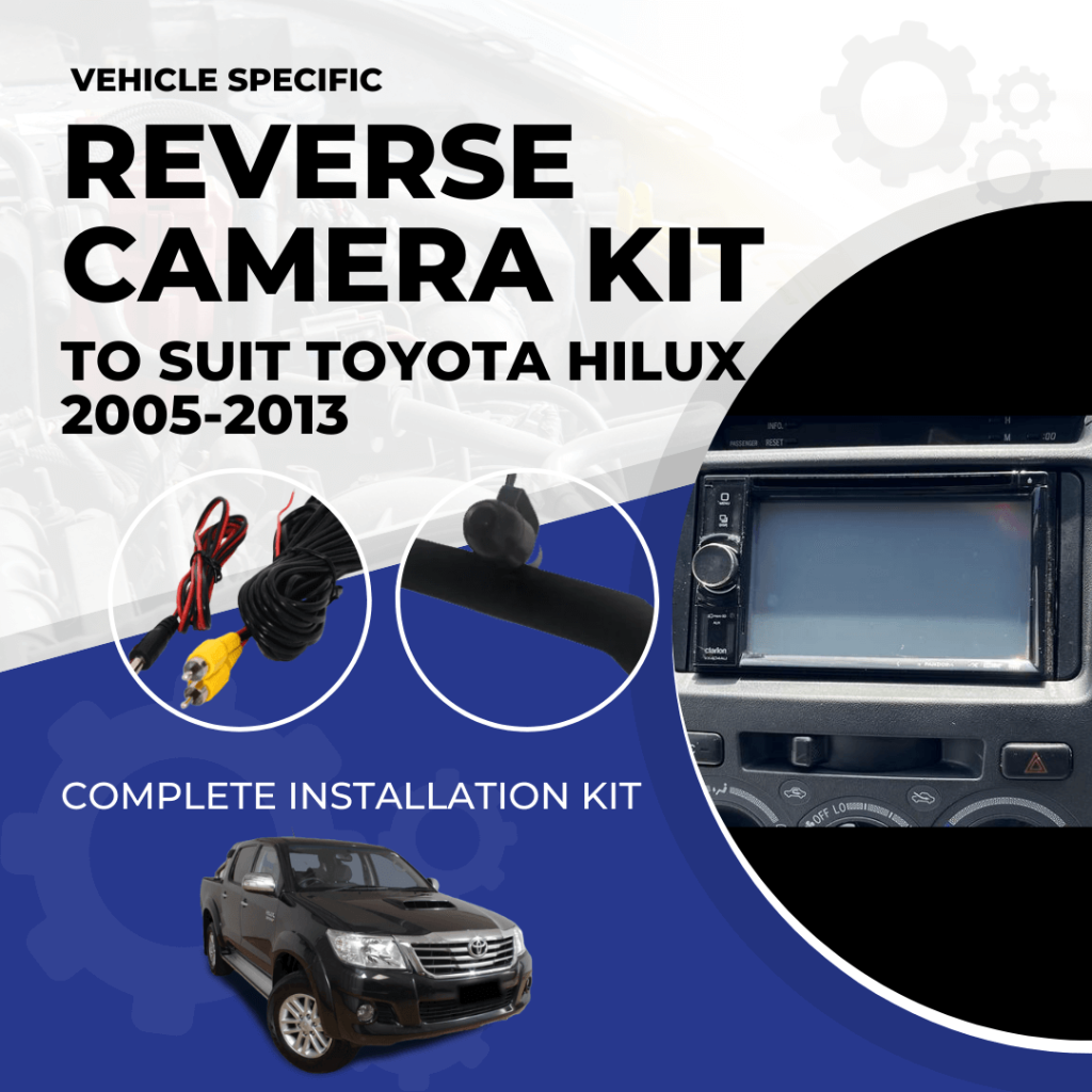 Reverse Camera Kit To Suit Toyota Hilux 2005-2013 - PPA Car Audio